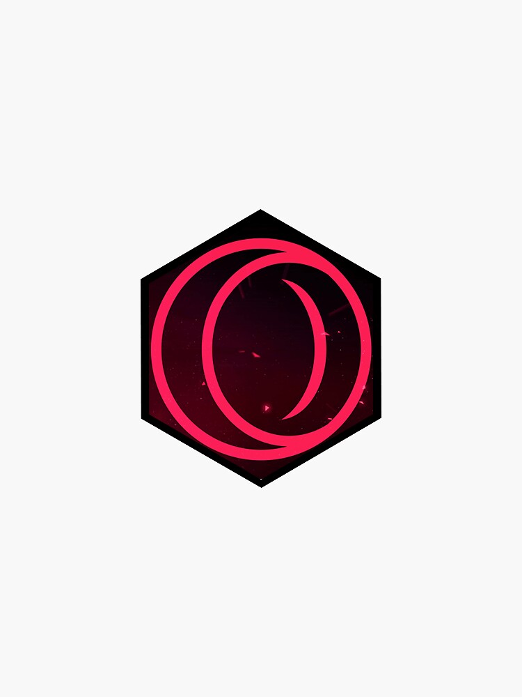 "Opera GX Hexagon" Sticker for Sale by JFKsStickers | Redbubble