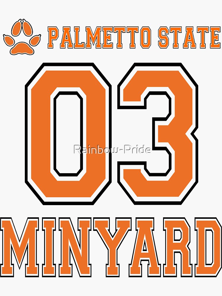 "Exy AFTG Andrew Minyard 03 Palmetto State Jersey" Sticker for Sale by ...