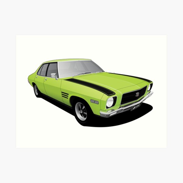 "Holden HQ SS - Lettuce Alone" Art Print by RevHead-Designs | Redbubble