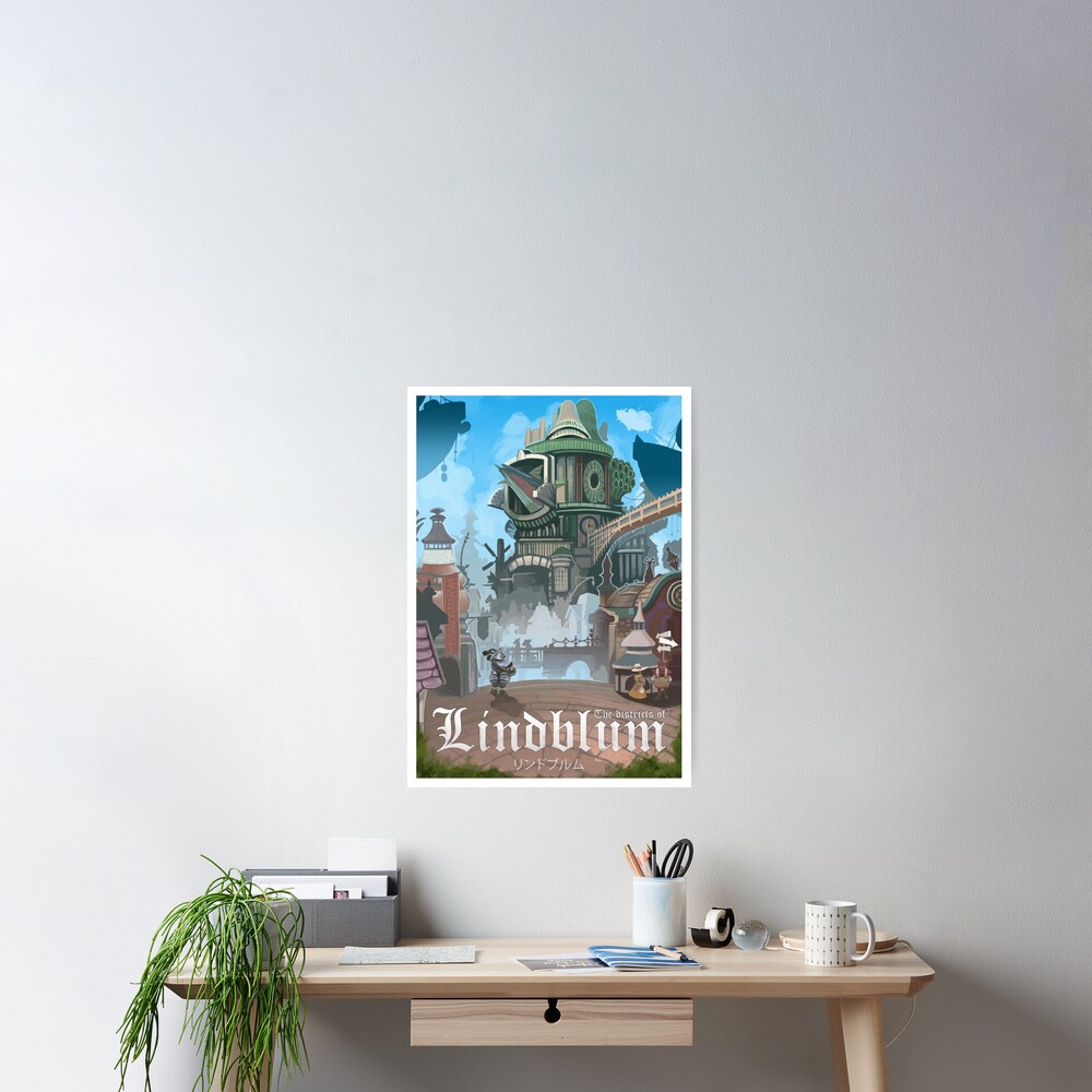 "Final Fantasy IX - Lindblum" Poster for Sale by dmackenzie | Redbubble