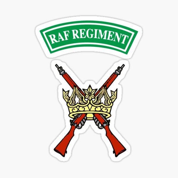 "RAF Regiment" Sticker by Mintdog | Redbubble