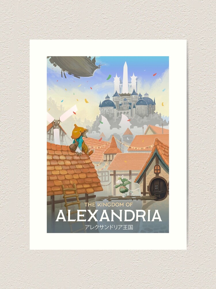"Final Fantasy IX - Alexandria" Art Print for Sale by dmackenzie ...