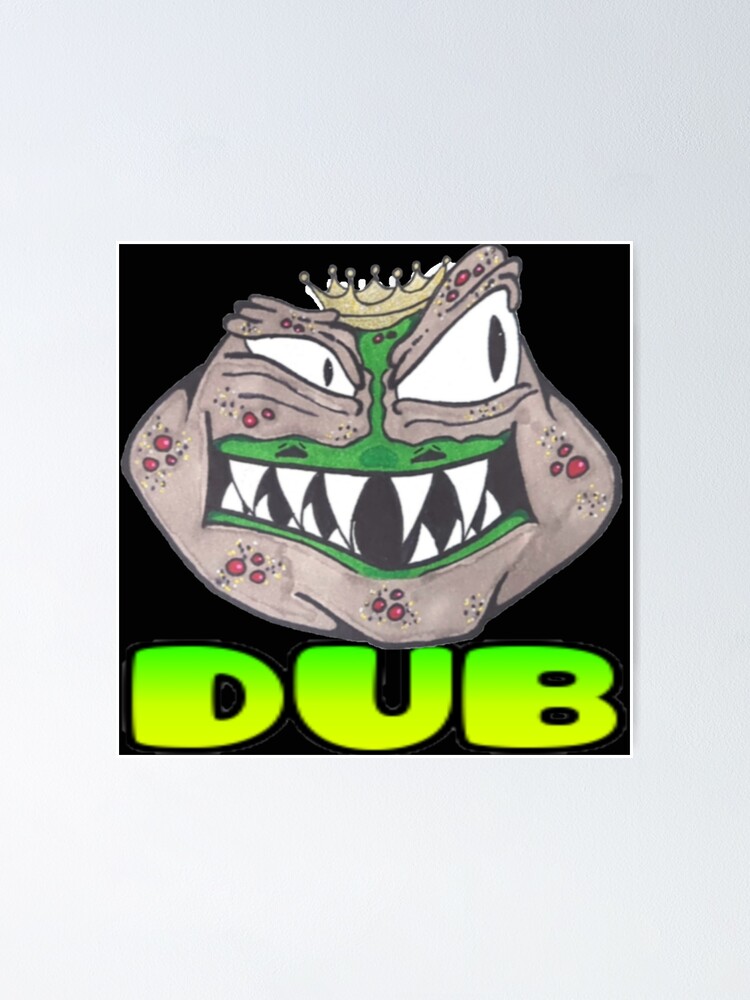 Póster «El sapo DUB. Gamer emote obra de arte original de Rob Clancy ...