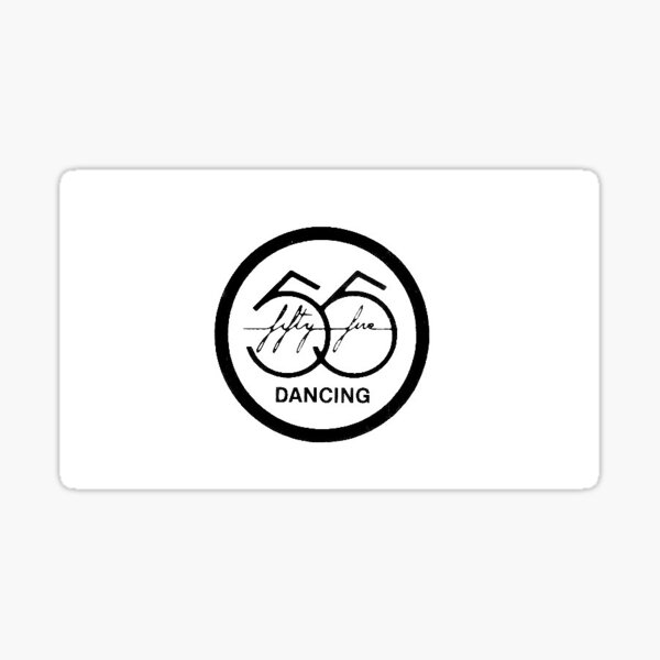"fifty five" Sticker for Sale by Beelprez | Redbubble