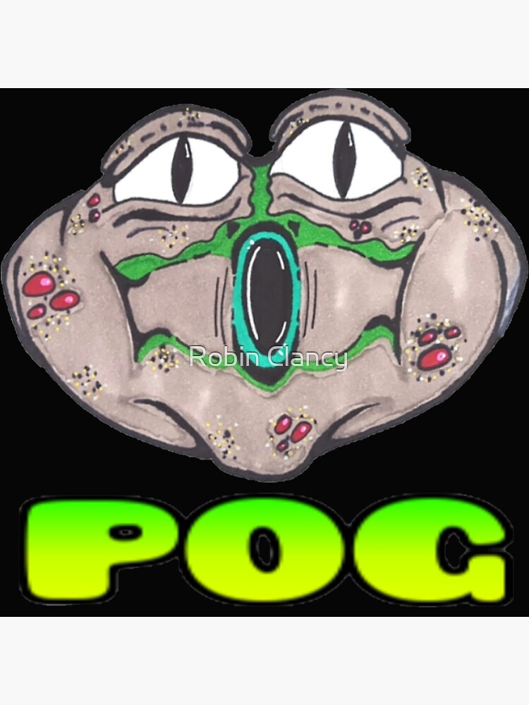 "The Toad....POG Champ. Gamer emote original artwork by Rob Clancy ...