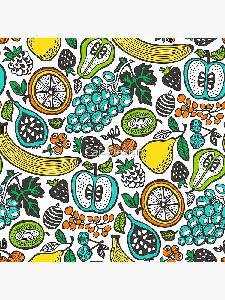 "Fruit Cocktail " Poster by CajaDesign | Redbubble