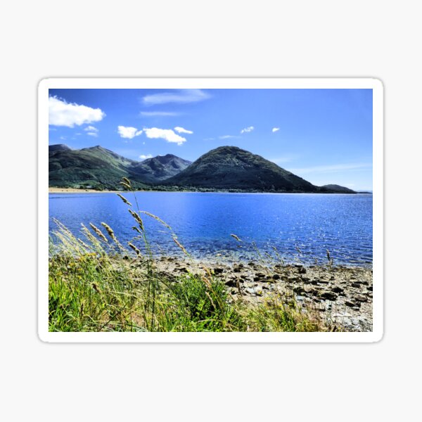 "On the Road to Glen Coe in the Scottish Highlands " Sticker by ...