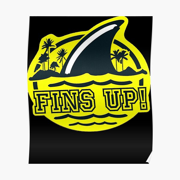 Jimmy Buffett Fins Up Posters | Redbubble