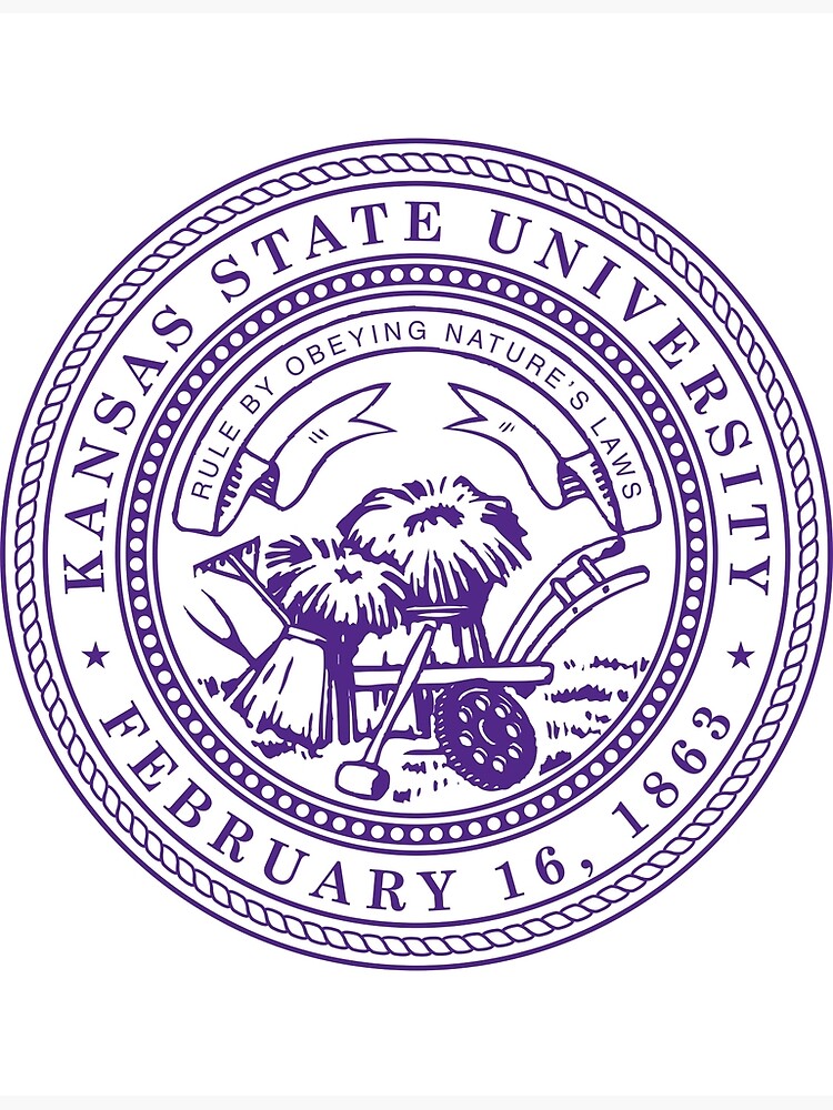 "Kansas (KSU) College" Poster for Sale by Harrani | Redbubble
