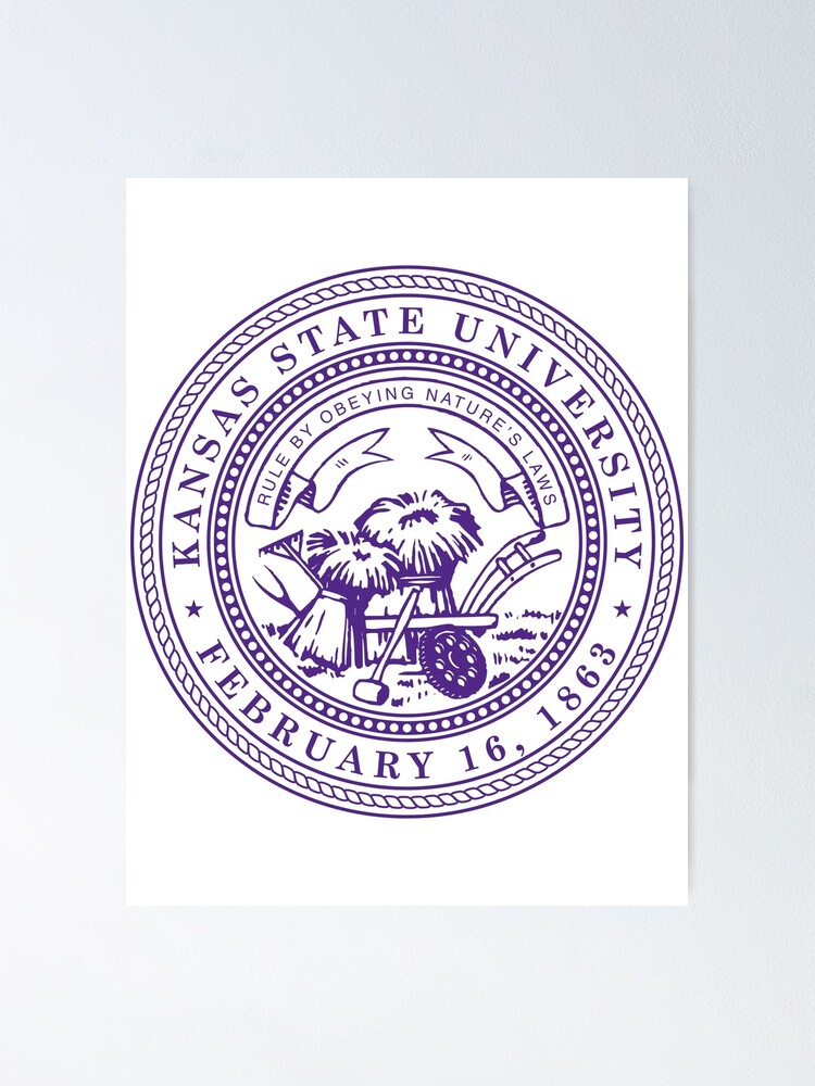 "Kansas (KSU) College" Poster for Sale by Harrani | Redbubble