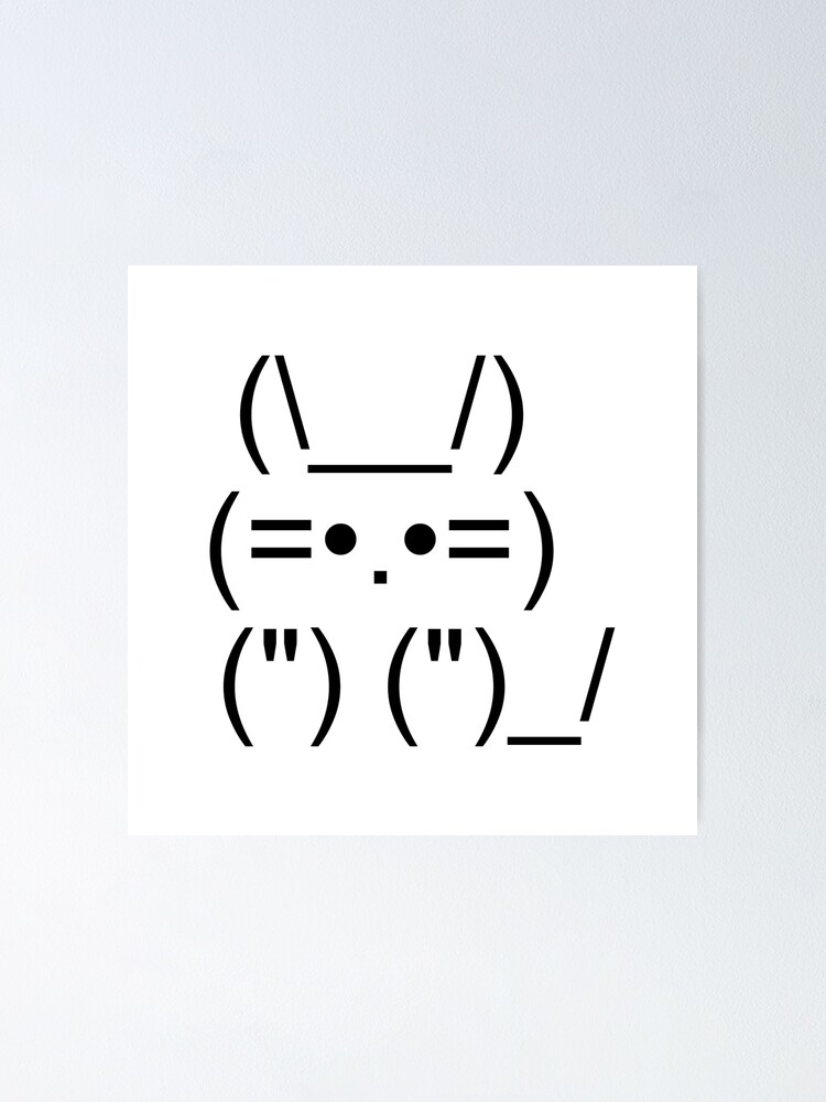 "Ascii Kitty Cat" Poster by amini54 | Redbubble