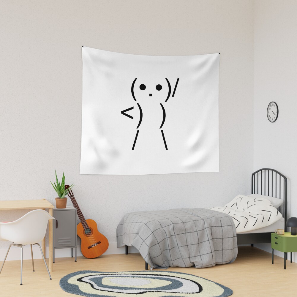 "Ascii Dancing Guy" Art Board Print for Sale by amini54 | Redbubble