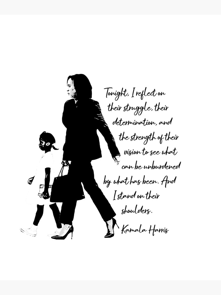 "Kamala-Harris-And-Ruby-Bridges-Long-Sleeve" Art Print by gwed719 ...