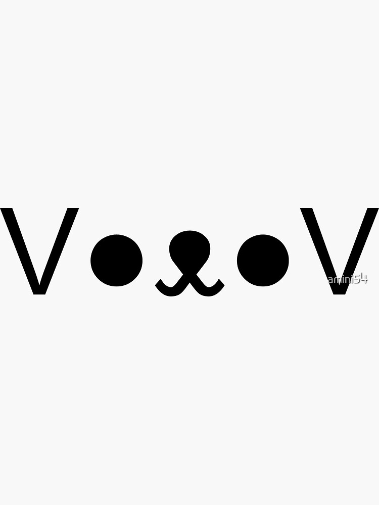 "Ascii Puppy Dog Face" Sticker for Sale by amini54 | Redbubble