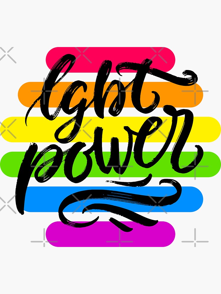 "LGBT Power " Sticker for Sale by H-W-Design | Redbubble
