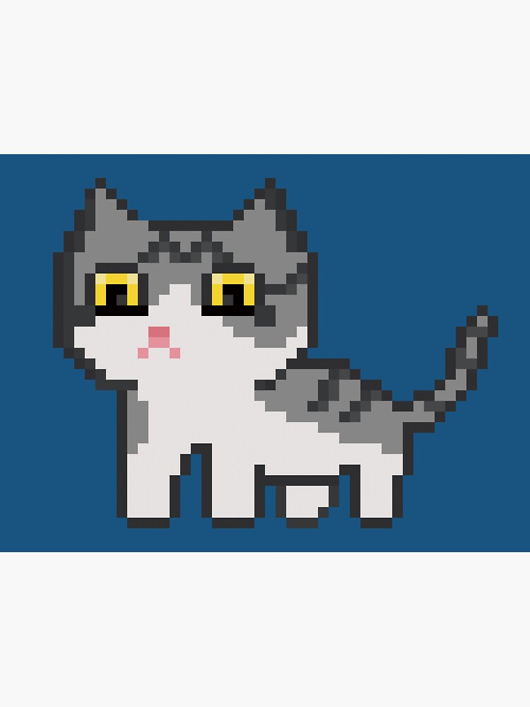 "Pixel Art Tabby cat" Sticker for Sale by OTTCat | Redbubble