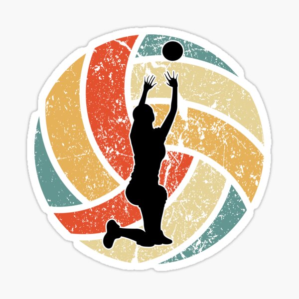 "Volleyball Player Beach Volleyball" Sticker by besTmanuFacture | Redbubble
