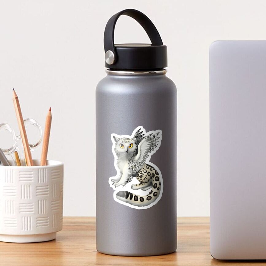 "Owl Gryphon" Sticker by Kanrei | Redbubble