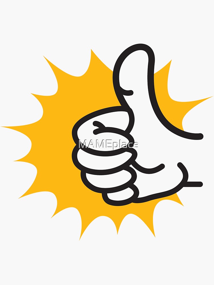 "Daumen hoch Symbol" Sticker von MAMEplace | Redbubble