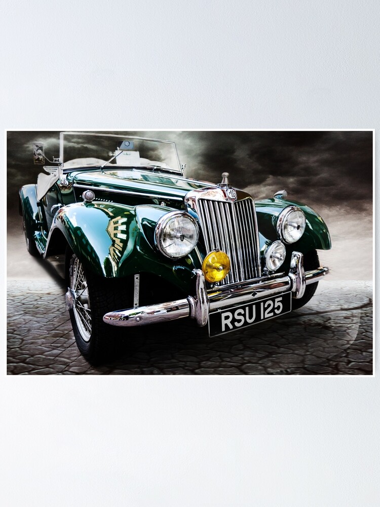 "Classic MG" Poster by Lissywitch | Redbubble