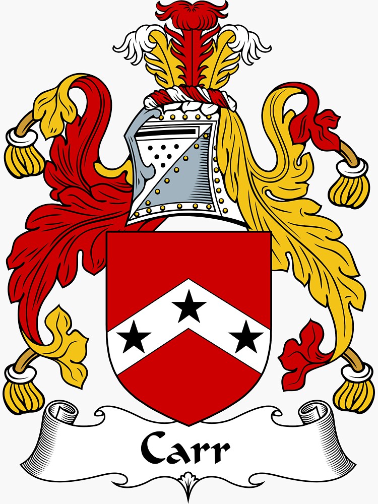 "Carr Coat of Arms / Carr Family Crest" Sticker for Sale by ...