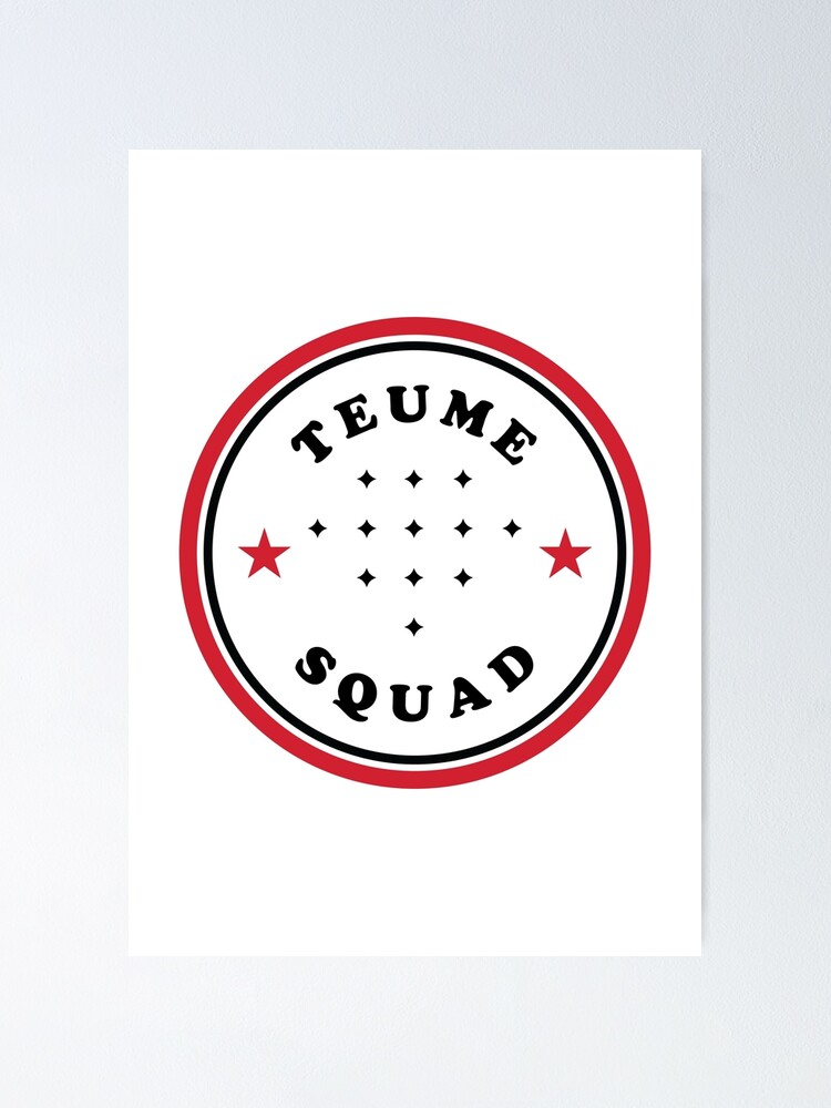 "Treasure teume squad logo" Poster for Sale by Morcawork | Redbubble
