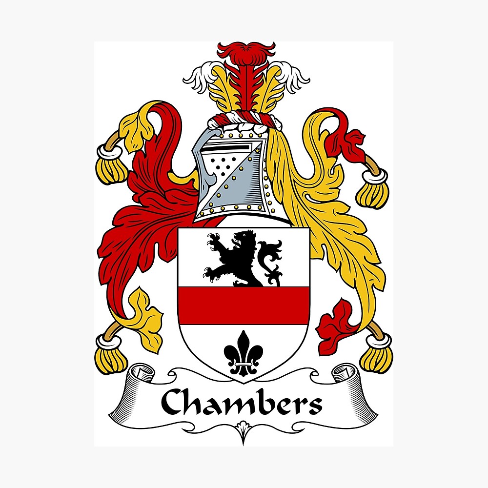 "Chambers Coat of Arms / Chambers Family Crest" Photographic Print by ...