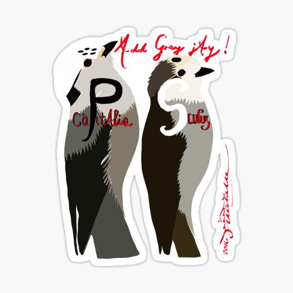 "Grey jay" Sticker for Sale by michdevilish | Redbubble