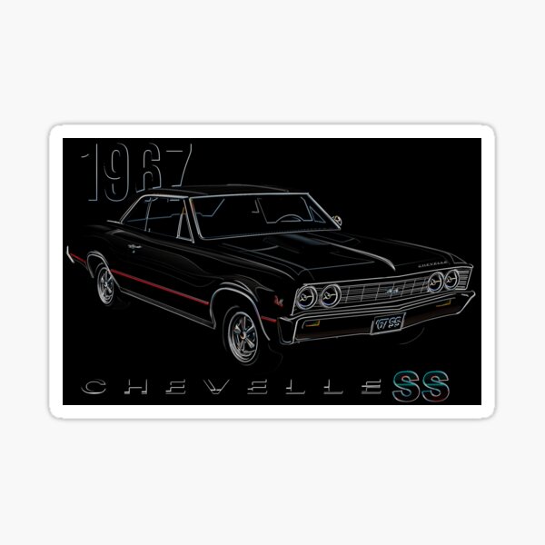 "1967 Chevy Chevelle" Sticker for Sale by jimde | Redbubble