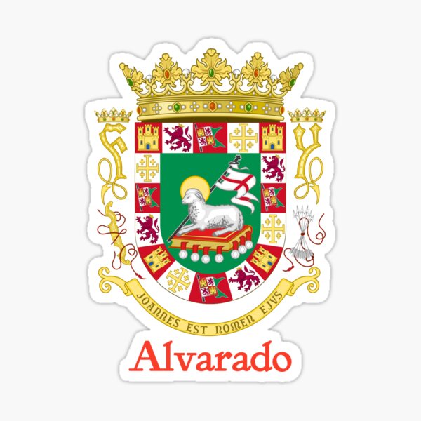 Pegatina «Escudo de Alvarado de Puerto Rico» de carpediem6655 | Redbubble