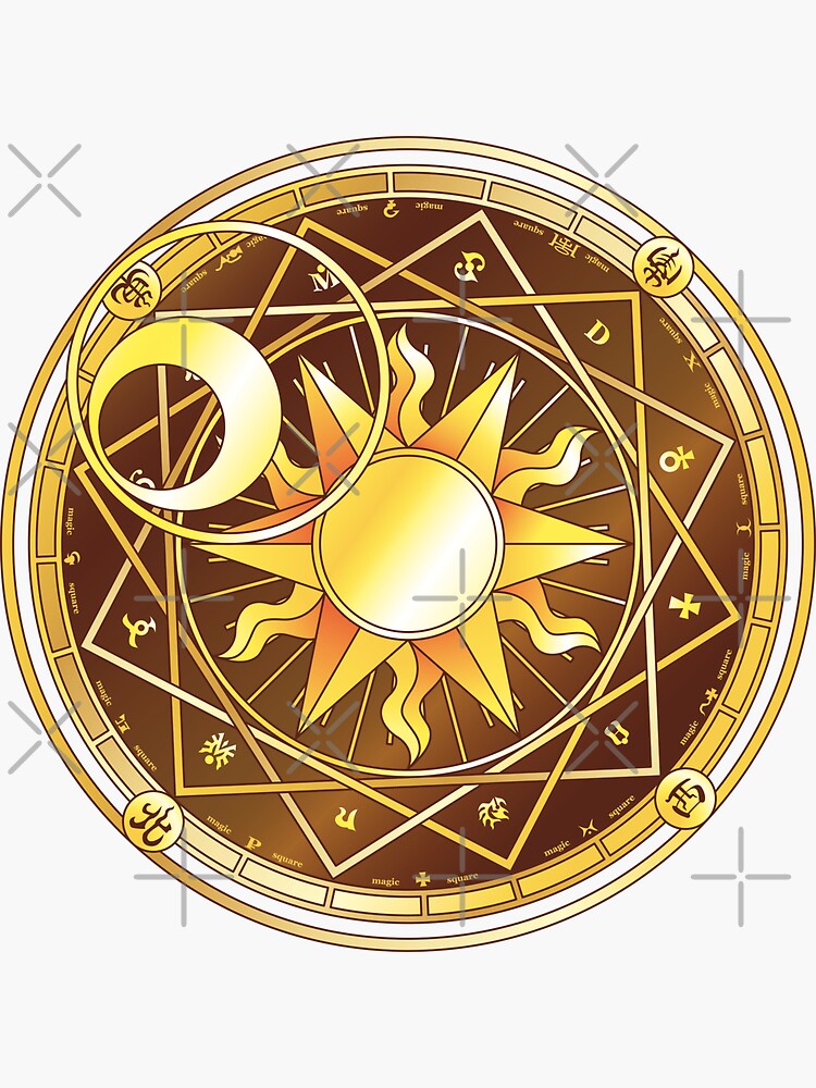 "Clow Reed 'Tartots magic circle" Sticker for Sale by alphavirginis ...