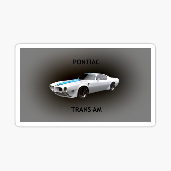 "Pontiac Trans Am" Sticker for Sale by jimde | Redbubble