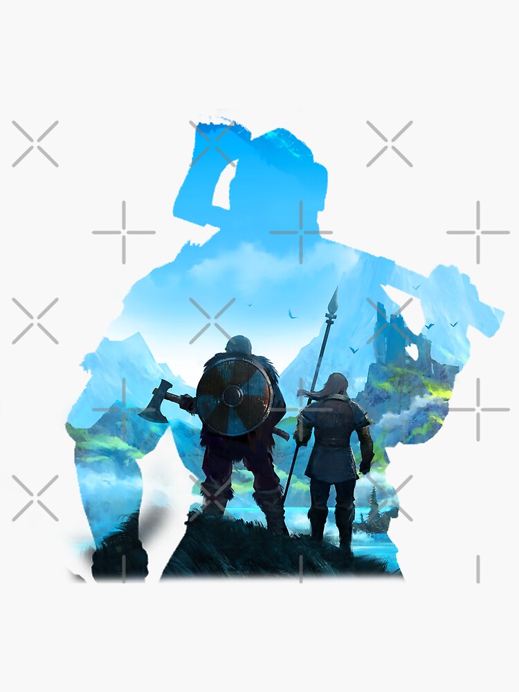 "Welcome to Valheim, Vikings" Sticker for Sale by MiataApparel | Redbubble
