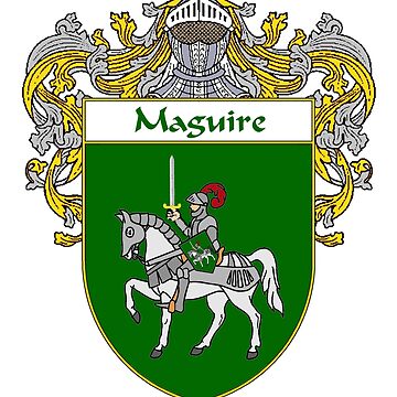 "Maguire Coat of Arms/Family Crest" Sticker for Sale by IrishArms ...