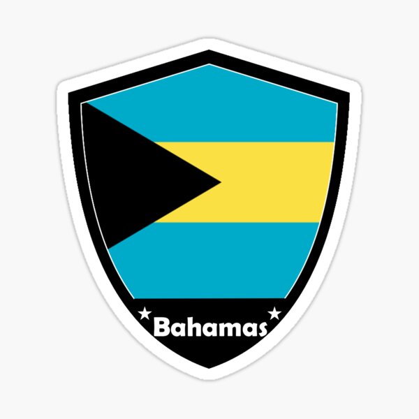 "Bahamas Flag Badge" Sticker for Sale by Gina-Driada | Redbubble