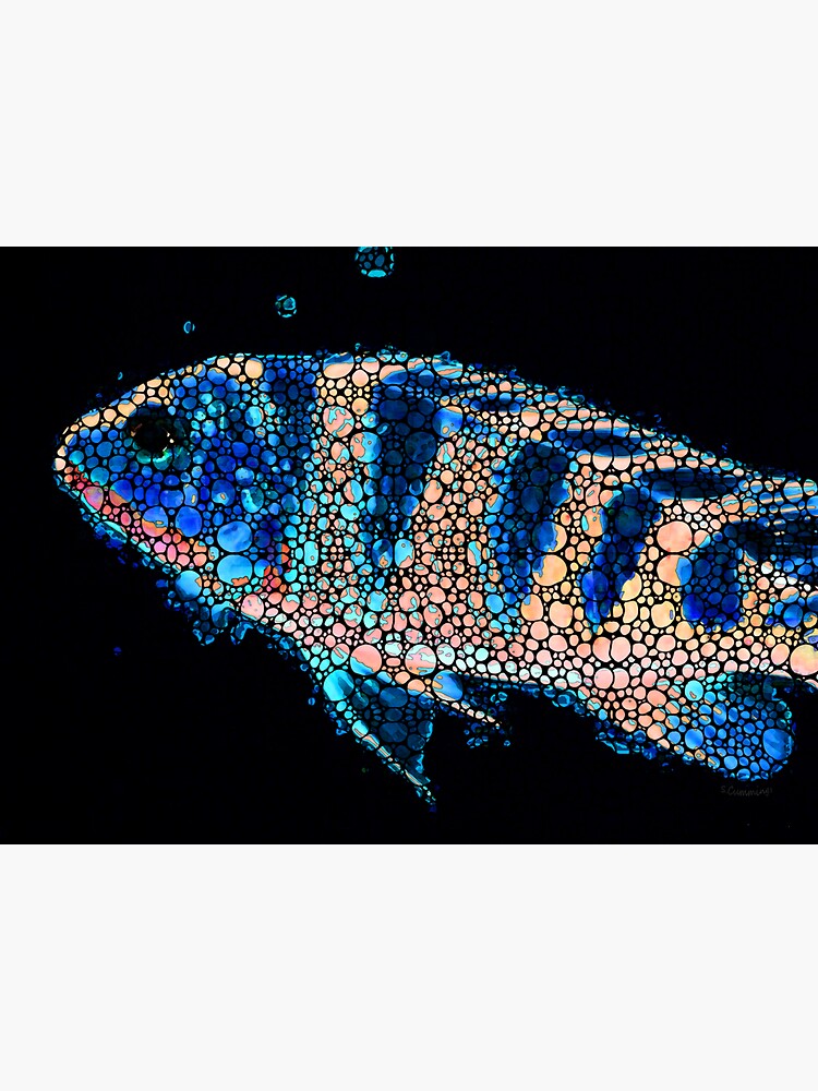 "Fish Art Print - Tropical Decor By Sharon Cummings" Sticker for Sale ...