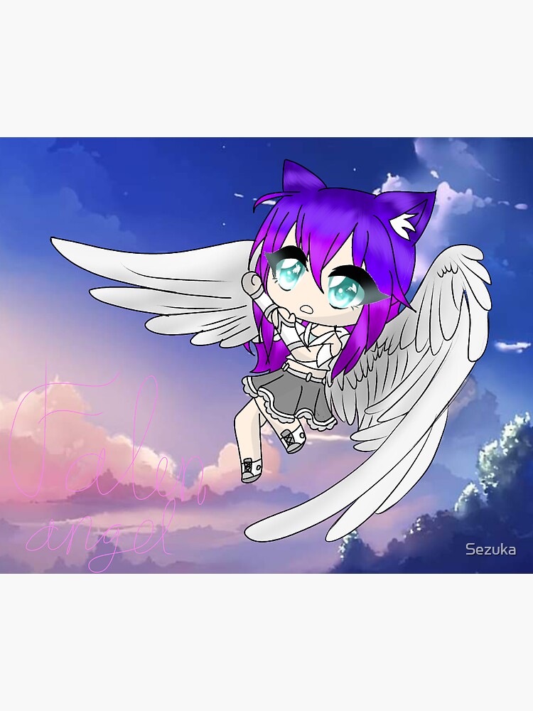 "Aesthetic gacha angel" Sticker for Sale by Sezuka | Redbubble
