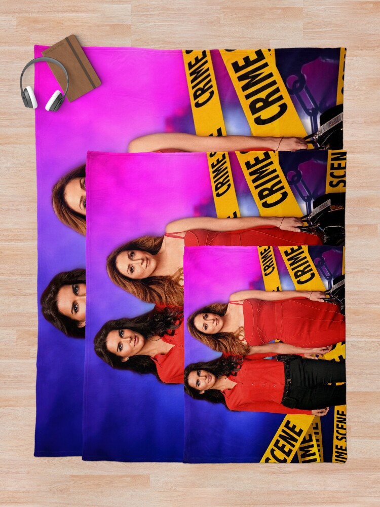 "Rizzles on a police background (Rizzoli & Isles)" Throw Blanket by ...