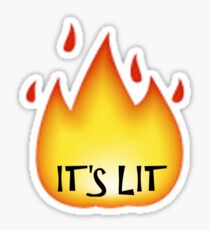 Fire Emoji Stickers | Redbubble