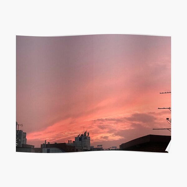 "sunset, sky" Poster for Sale by mosbyLIM | Redbubble