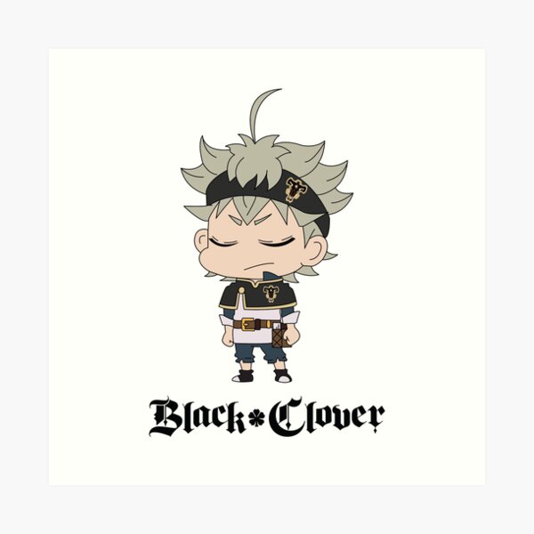 "Black Clover Asta Chibi" Art Print for Sale by animebig | Redbubble