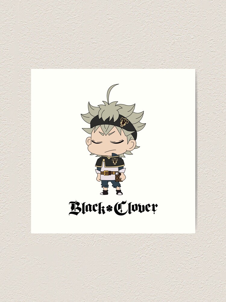 "Black Clover Asta Chibi" Art Print for Sale by animebig | Redbubble