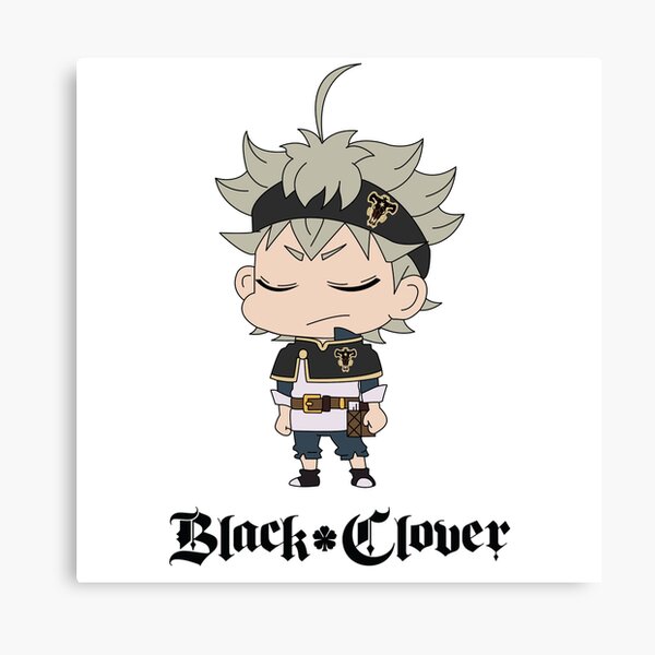 "Black Clover Asta Chibi" Canvas Print for Sale by animebig | Redbubble