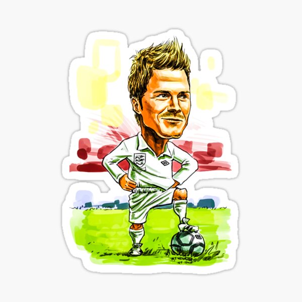 "David Beckham" Sticker by polatyavuz07 | Redbubble
