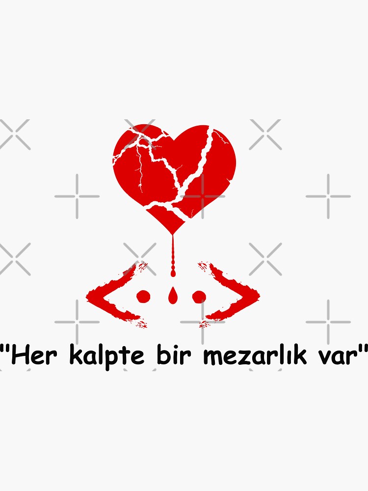 " Cukur Duvar" Sticker for Sale by EveryThinkArt | Redbubble