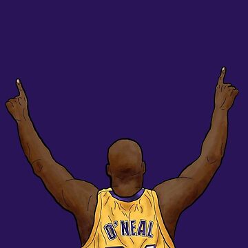 "Shaquille O’Neal 34 lakers jersey " Art Board Print for Sale by ...