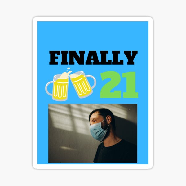 "Finally" Sticker by Keonnyxs | Redbubble