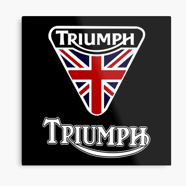 Triumph Logo Metal Prints | Redbubble