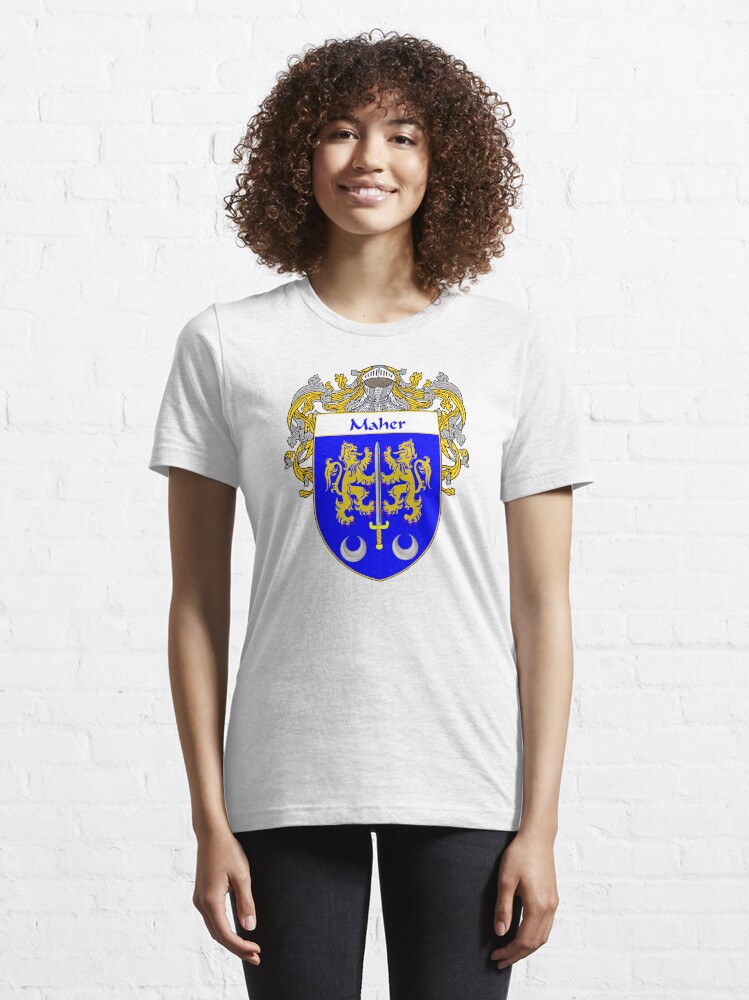 "Maher Coat of Arms/Family Crest" T-shirt for Sale by IrishArms ...