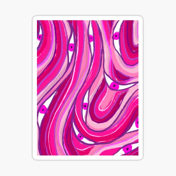 "Foresight III - Pink Palette" Sticker for Sale by WhatShannonDoes ...
